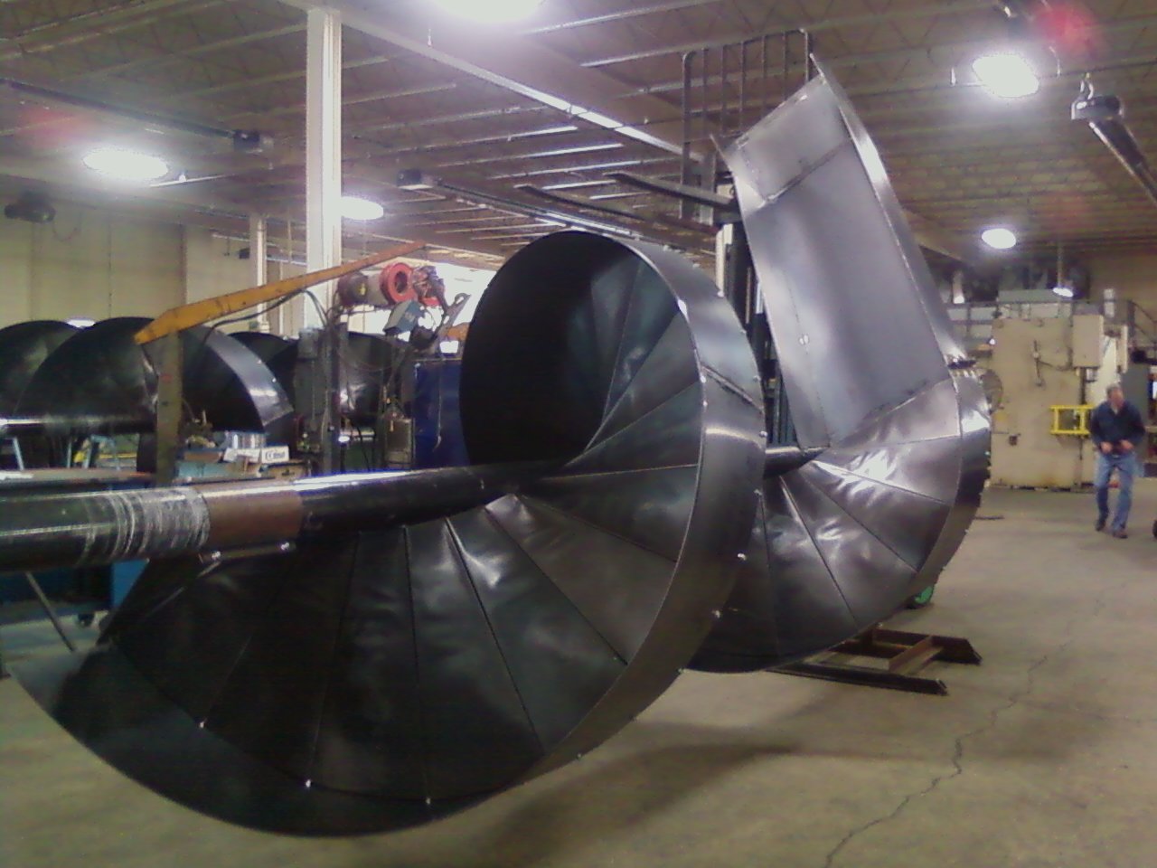 Custom Industrial Spiral Chutes - Minneapolis Sheet Metal Works